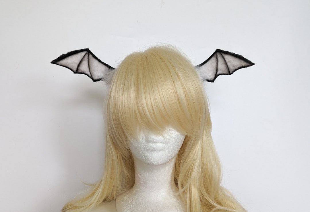 Bat Wing Ears Realistic Faux Fur Ears Headband Custom Ears - Etsy