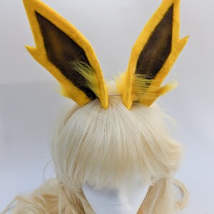 Eeveelution Cosplay Ears Pokémon Inspired Realistic Faux Fur Ears ...
