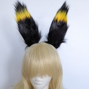 Eeveelution Cosplay Ears Pokémon Inspired Realistic Faux Fur Ears ...