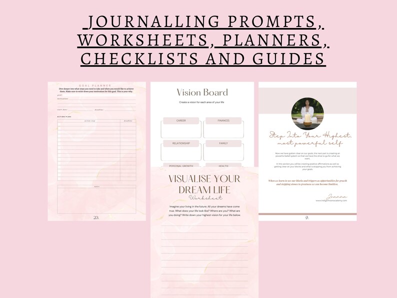 Printable Manifestation Workbook | Manifestation Guide | Law of ...