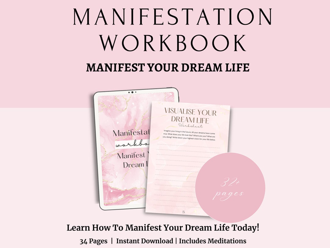 Printable Manifestation Workbook | Manifestation Guide | Law of ...