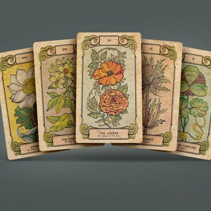 Botanica Oculta Tarot Cards Deck 782 Oracle Card Deck Witch Tarot Deck ...