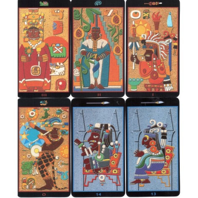 Maya Mayan Tarot Oracle 78 Card Deck English Deutsch Italian | Etsy