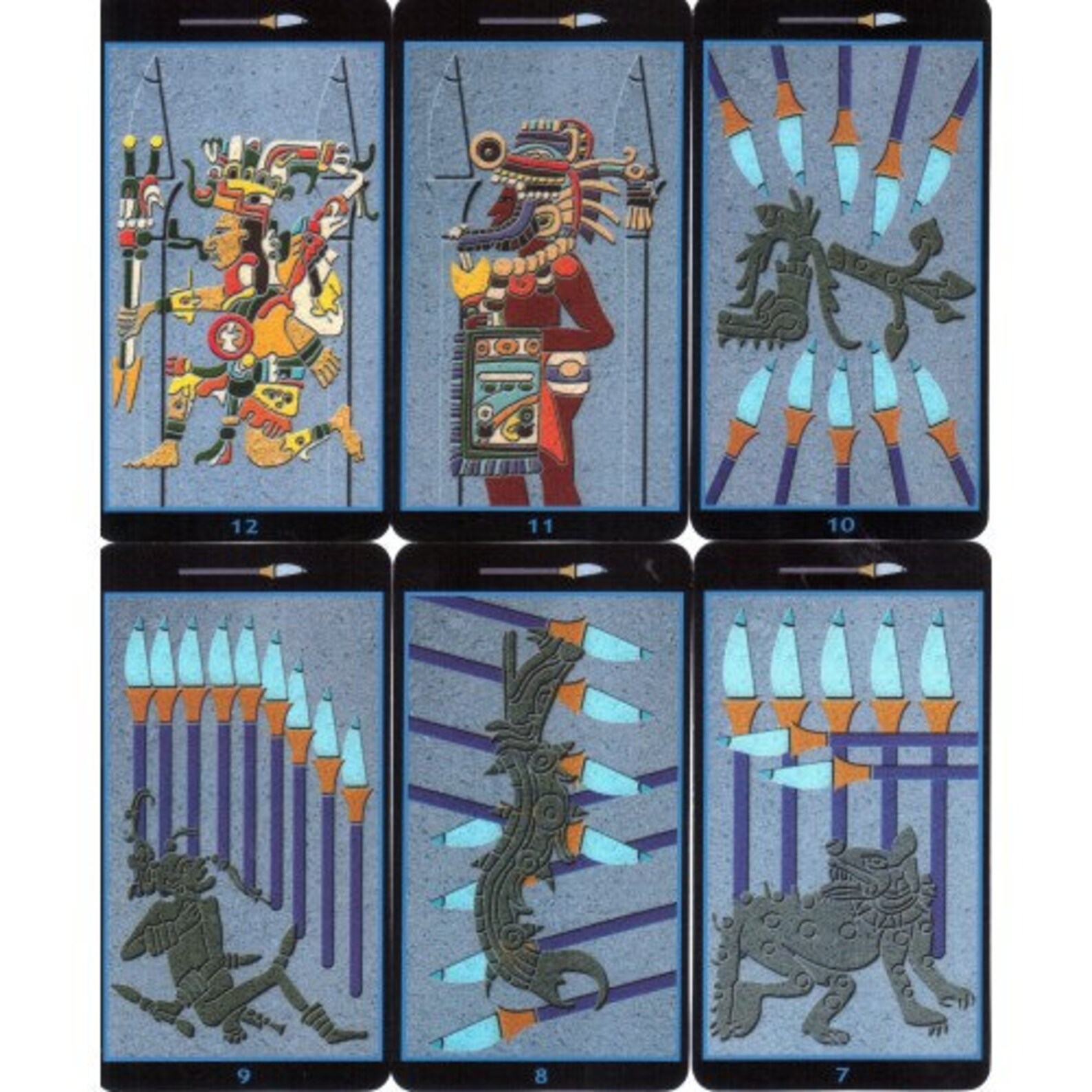 Maya Mayan Tarot Oracle 78 Card Deck English Deutsch Italian | Etsy