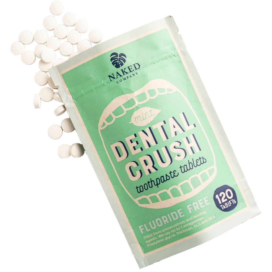 Toothpaste Tablets 120 count Fluoride Free | Etsy