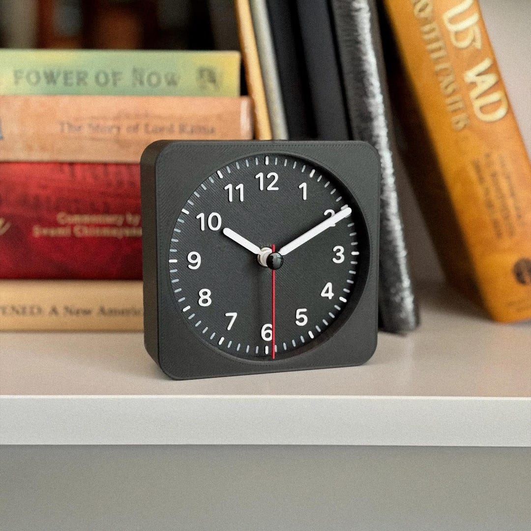 Iphone-style Clock – the Analog Clock With a Digital Look - Etsy