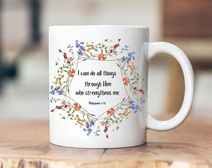 God Says You Are, Christian Mug, Bible Quotes Mug, Religious Mug Gift ...