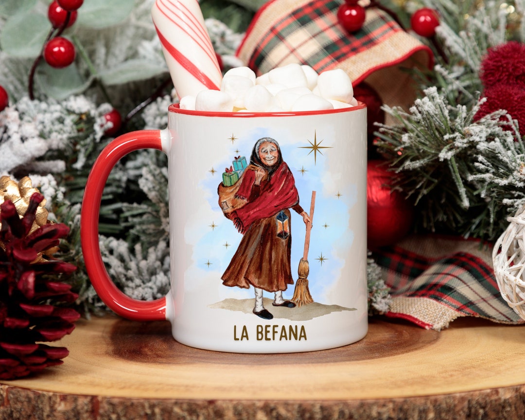 La Befana Mug, Befana Christmas Mug, Italian Christmas Witch Mug ...
