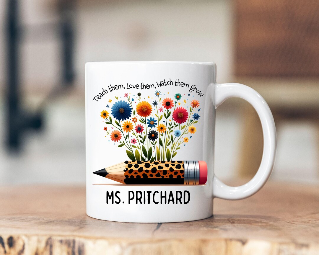 Personalized Teacher Mug, Teacher Gift, Newly Qualified Teacher ...