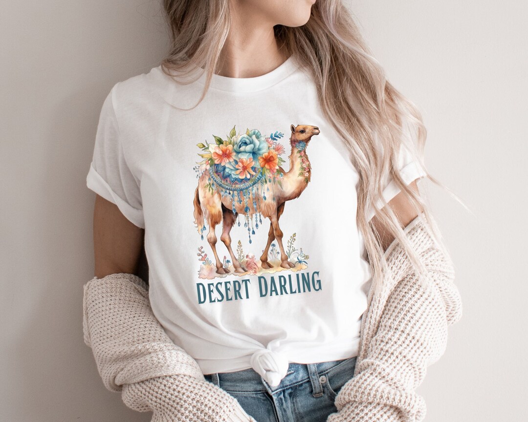 Camel Lover Shirts With Sayings, Cottage Core Camel Shirt, Desert Trip ...