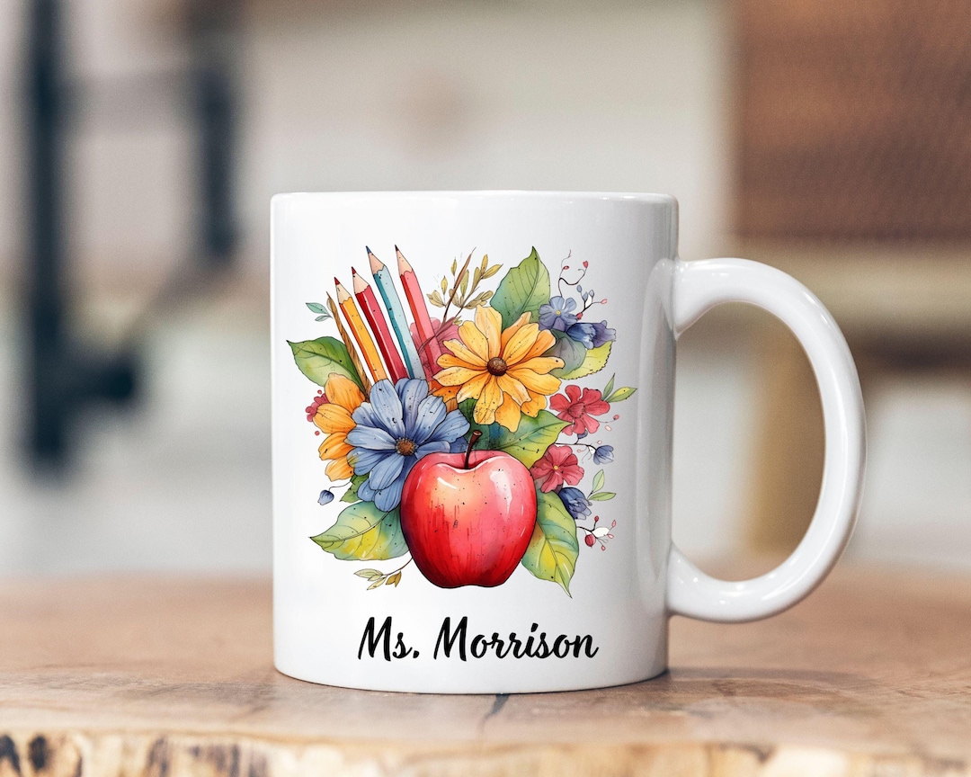 Personalized Teacher Mug, Teacher Gift, Newly Qualified Teacher ...