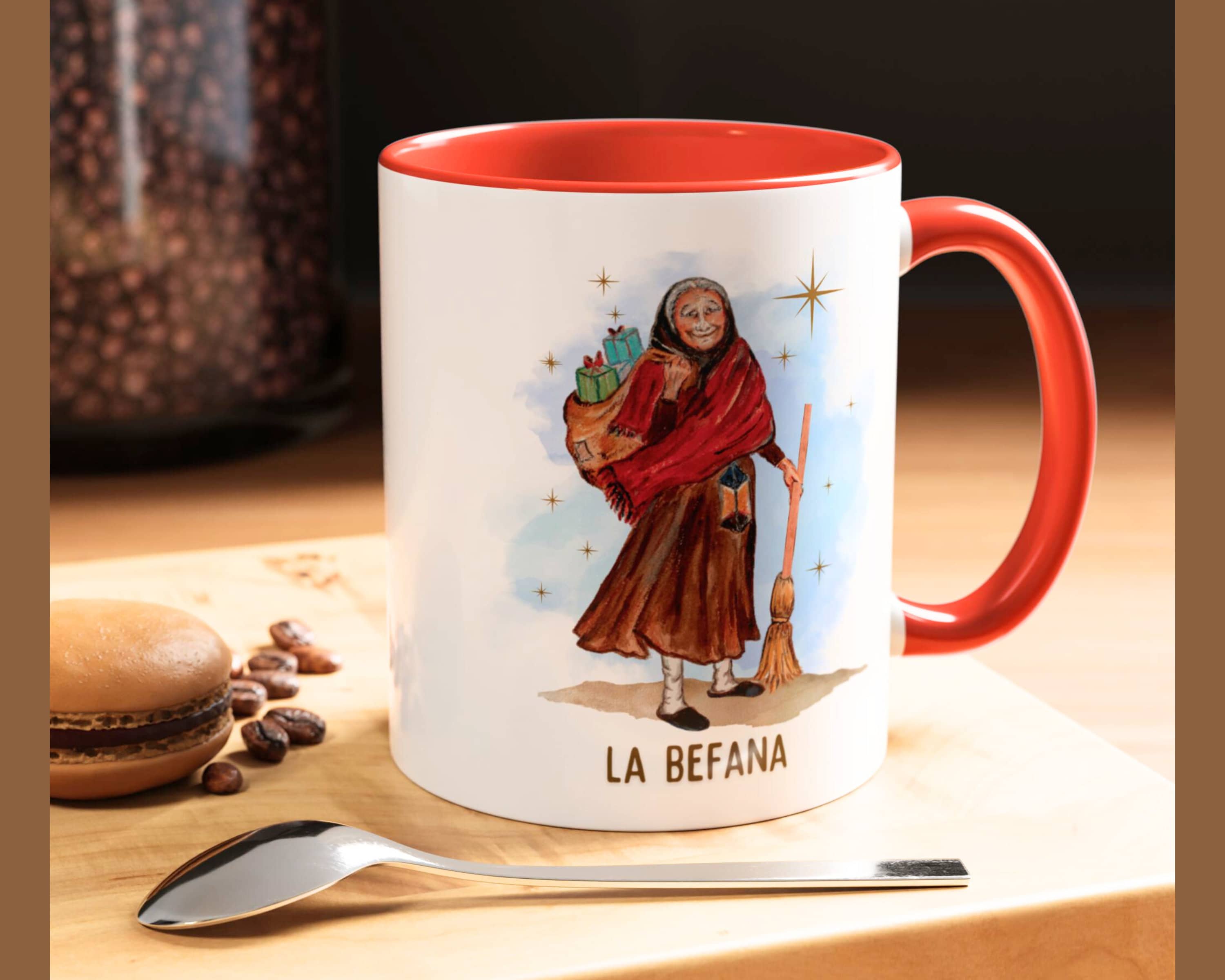 La Befana Mug, Befana Christmas Mug, Italian Christmas Witch Mug ...