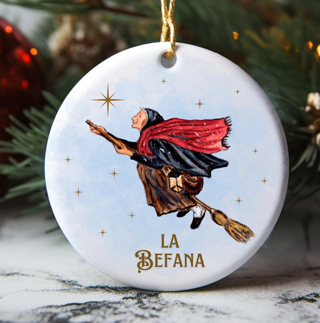 La Befana Ornament, Befana Christmas Ornament, Italian Christmas Witch ...