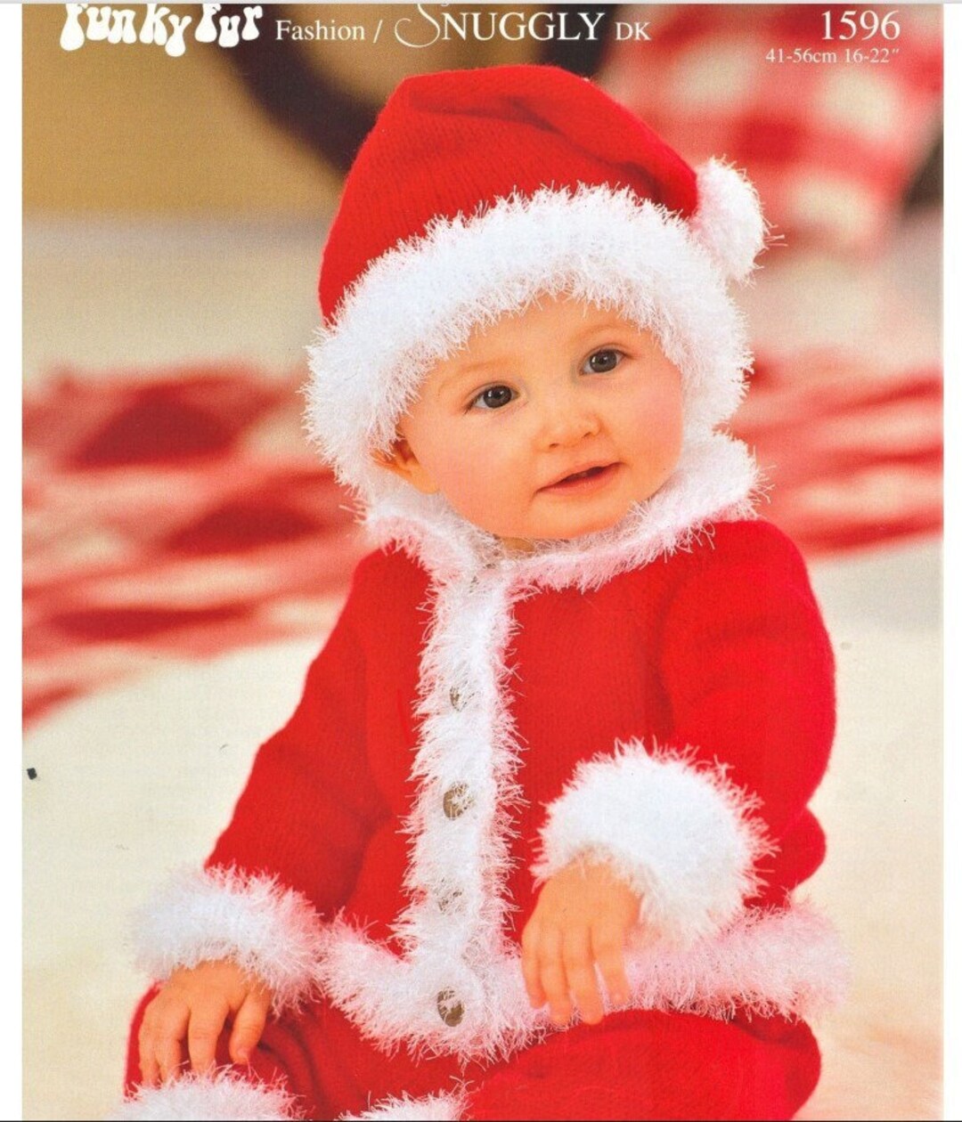 Baby Santas Suit Knitting Pattern in DK - Etsy