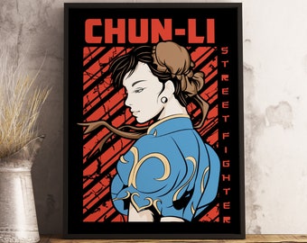 Chun Li Poster Art - Etsy