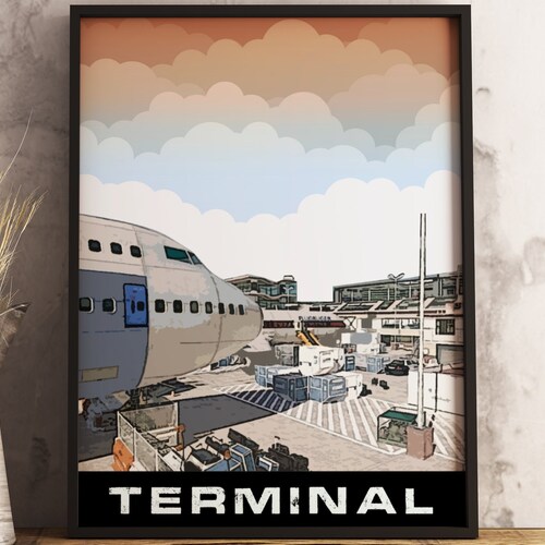 Hijacked Map Poster - Etsy