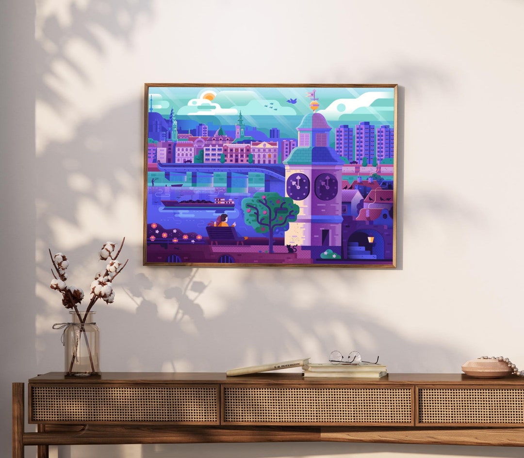 Serbia | Novi Sad Poster - Etsy