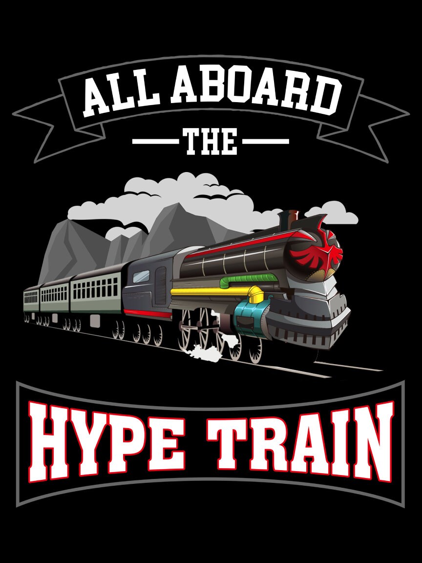Buy All Aboard the Hype Train Poster Online in India - Etsy