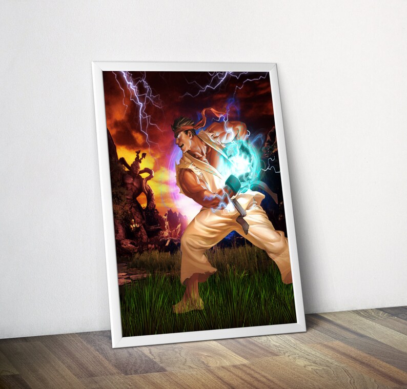 Ryu Poster - Etsy