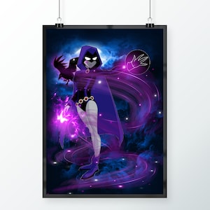 Teen Titans | Raven Poster - Etsy