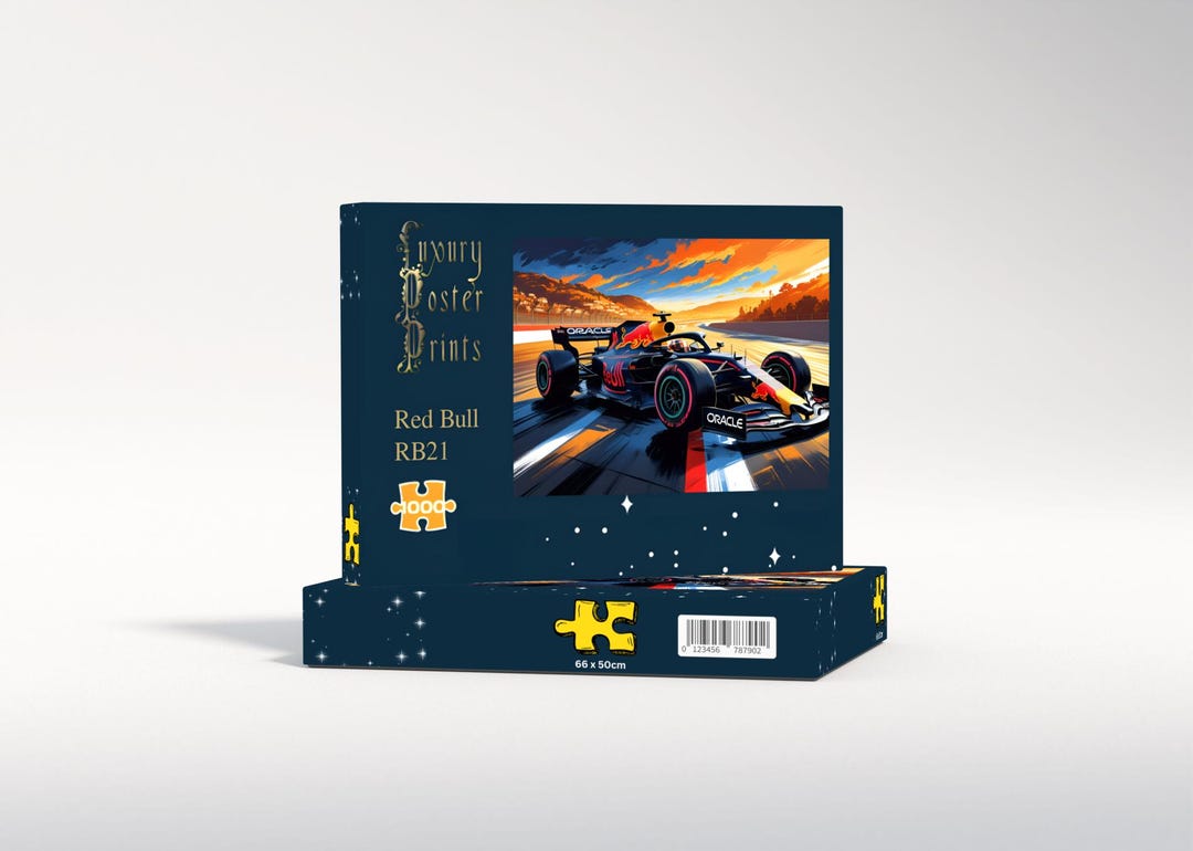 F1 Red Bull RB21 Jigsaw Puzzle | Premium 1000, 500, 100 or 48 Pieces ...