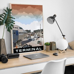 Terminal Map Poster - Etsy UK