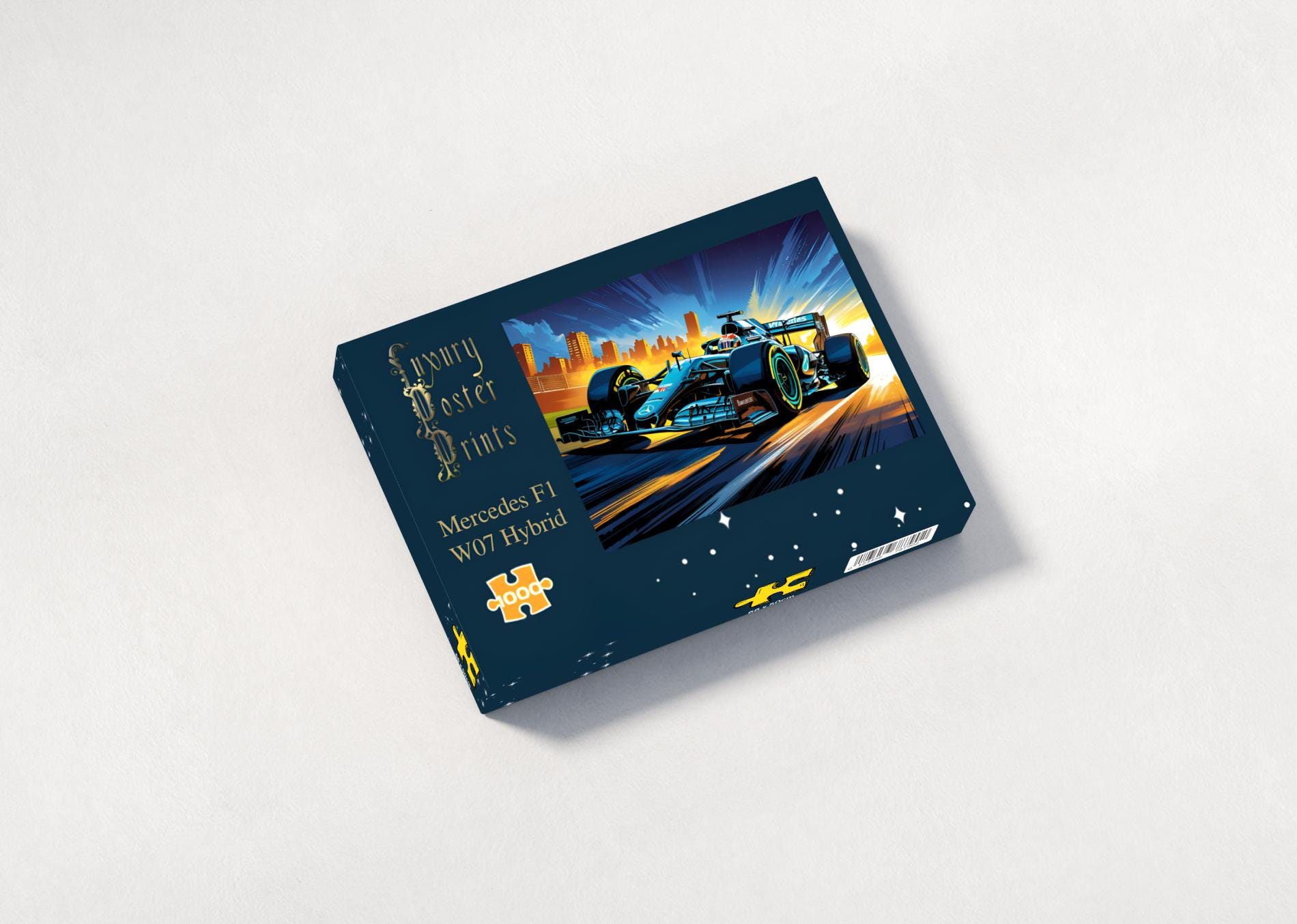 Mercedes F1 W07 Hybrid Jigsaw Puzzle | Premium 1000, 500, 100 or 48 ...