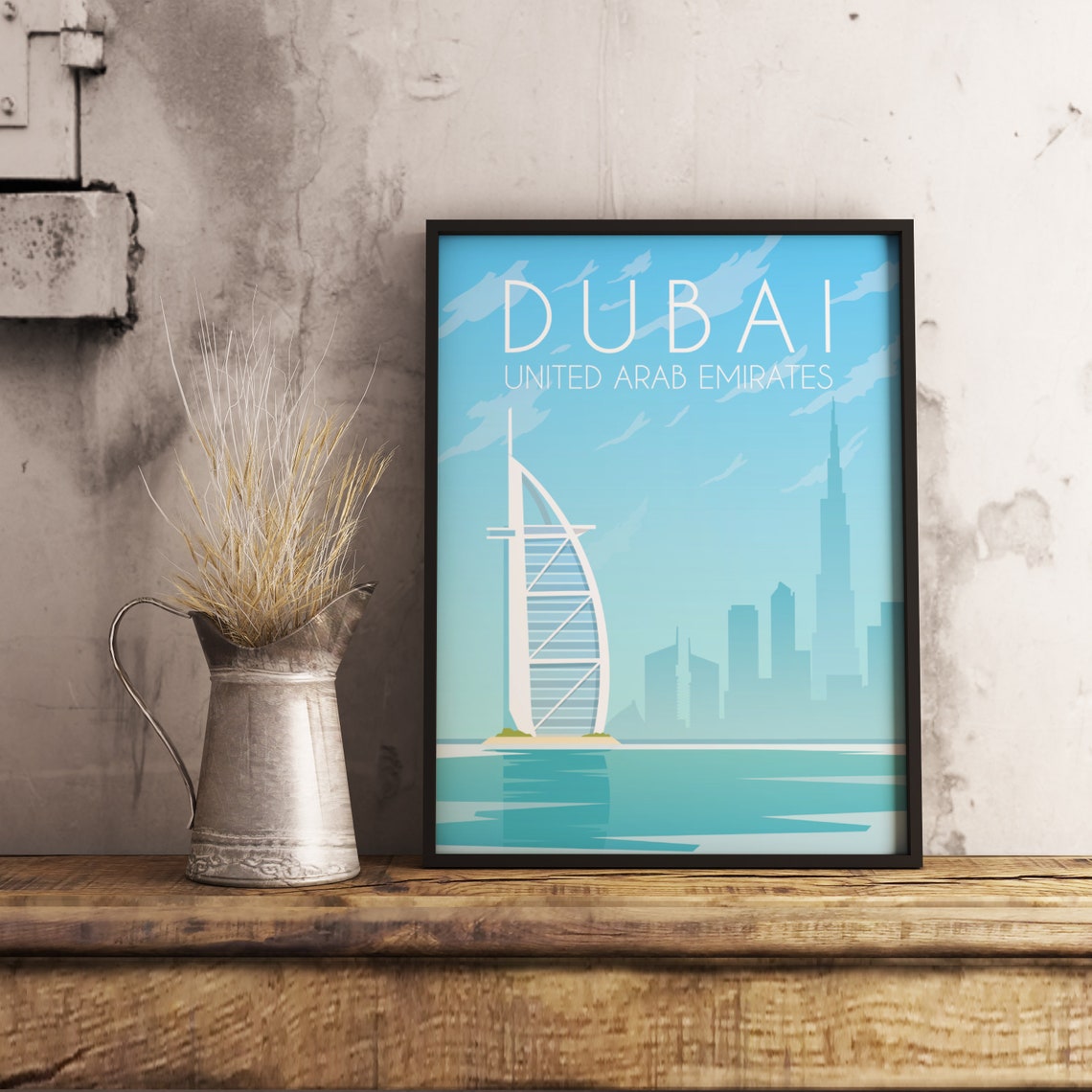 Dubai | United Arab Emirates Poster - Etsy