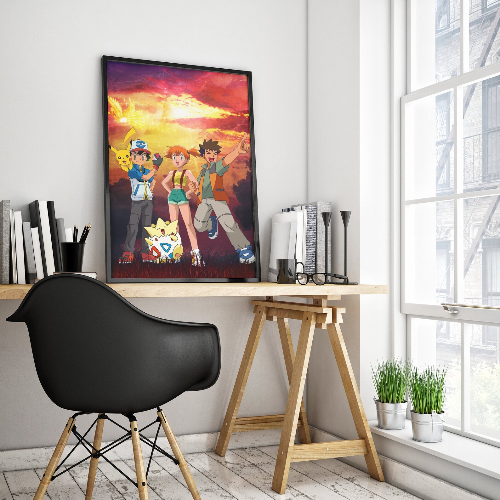 Pokemon Poster Original Trio - Etsy