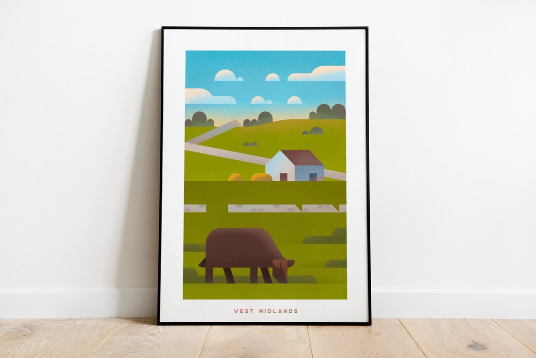 West Midlands Poster - Etsy