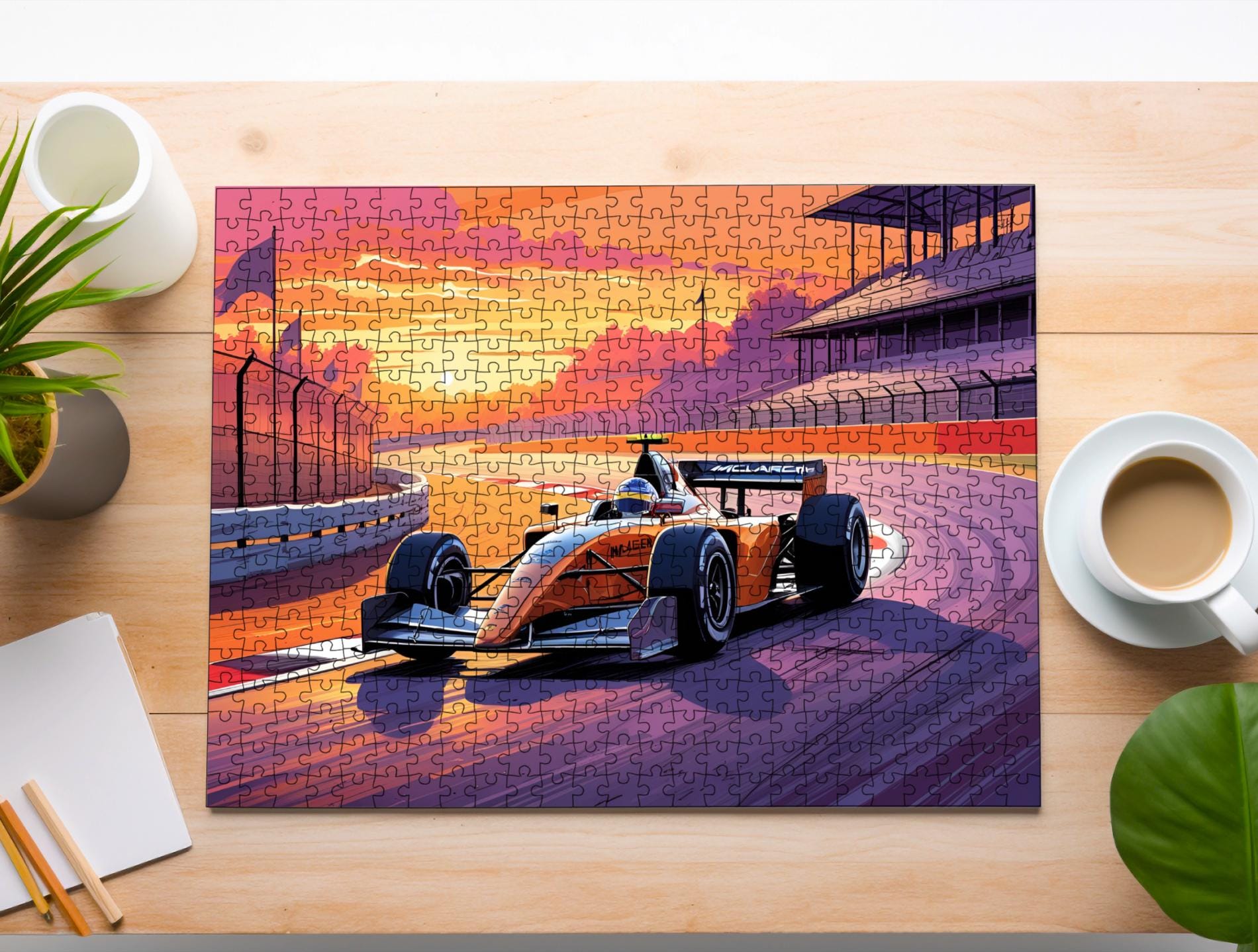Mclaren Formula 1 Jigsaw Puzzle | Premium 1000, 500, 100 or 48 Pieces ...