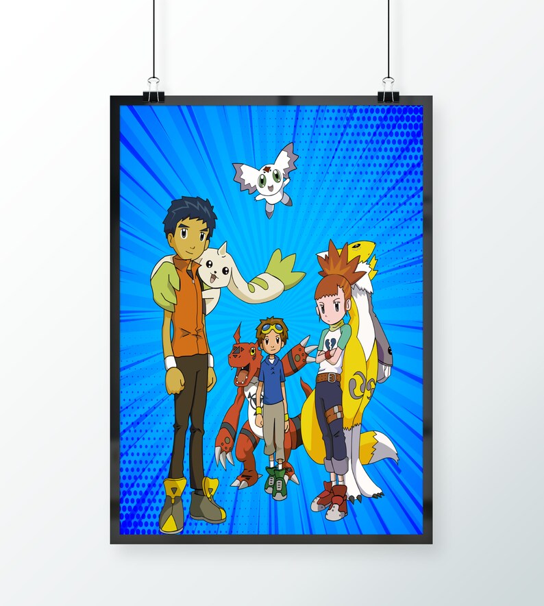 Digimon Tamers Poster | Etsy UK
