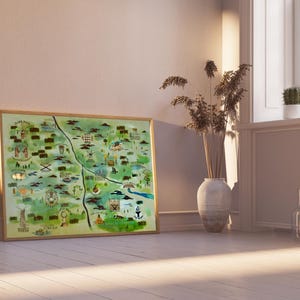 CBBC Raven Map Poster - Etsy