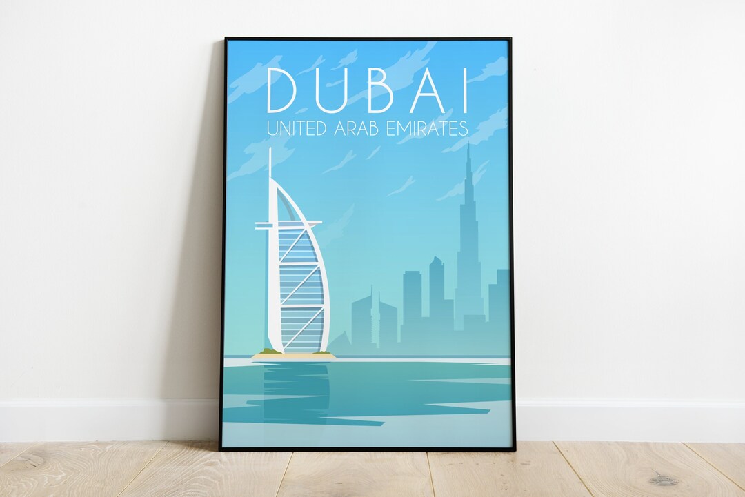 Dubai | United Arab Emirates Poster - Etsy