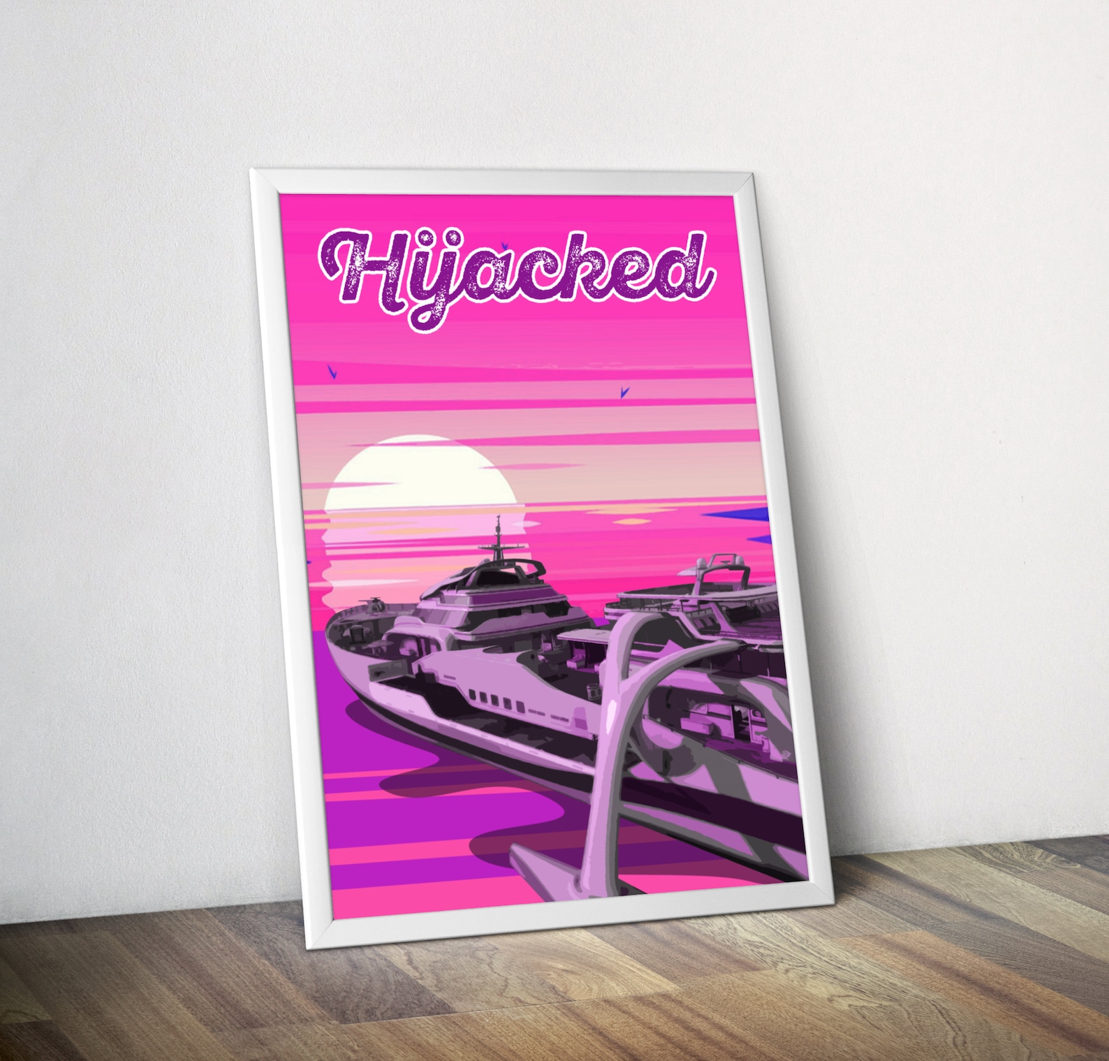 Hijacked Map Poster - Etsy UK