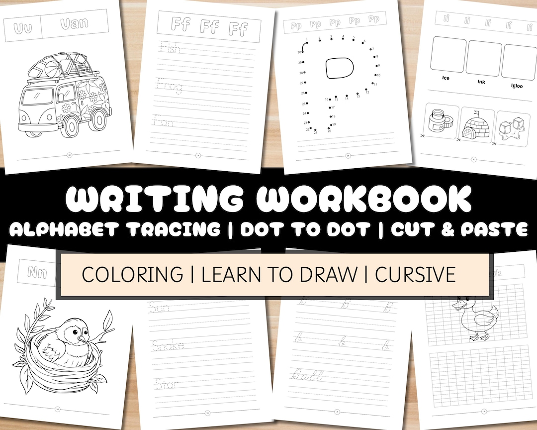 100+ Handwriting Workbook for Kids | Alphabet Tracing | Handwriting ...