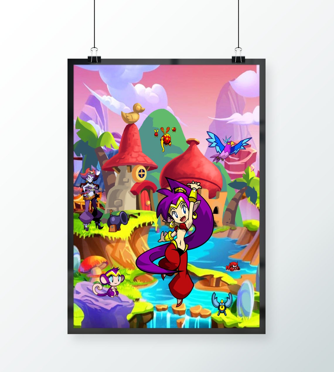 Shantae And Crash A2 Poster Bundle | Etsy