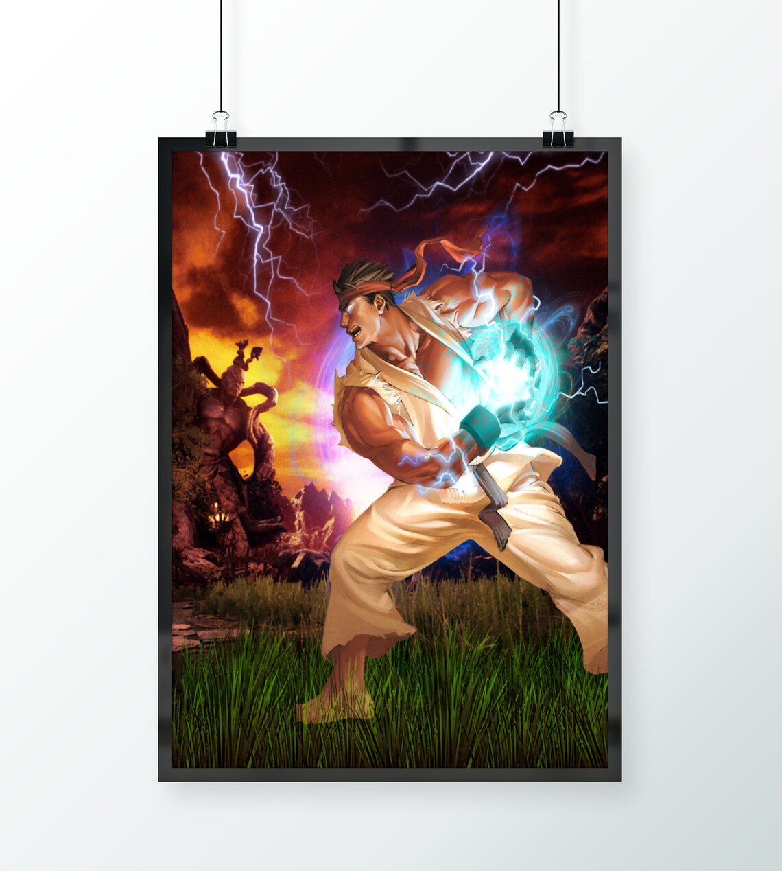 Ryu Poster - Etsy