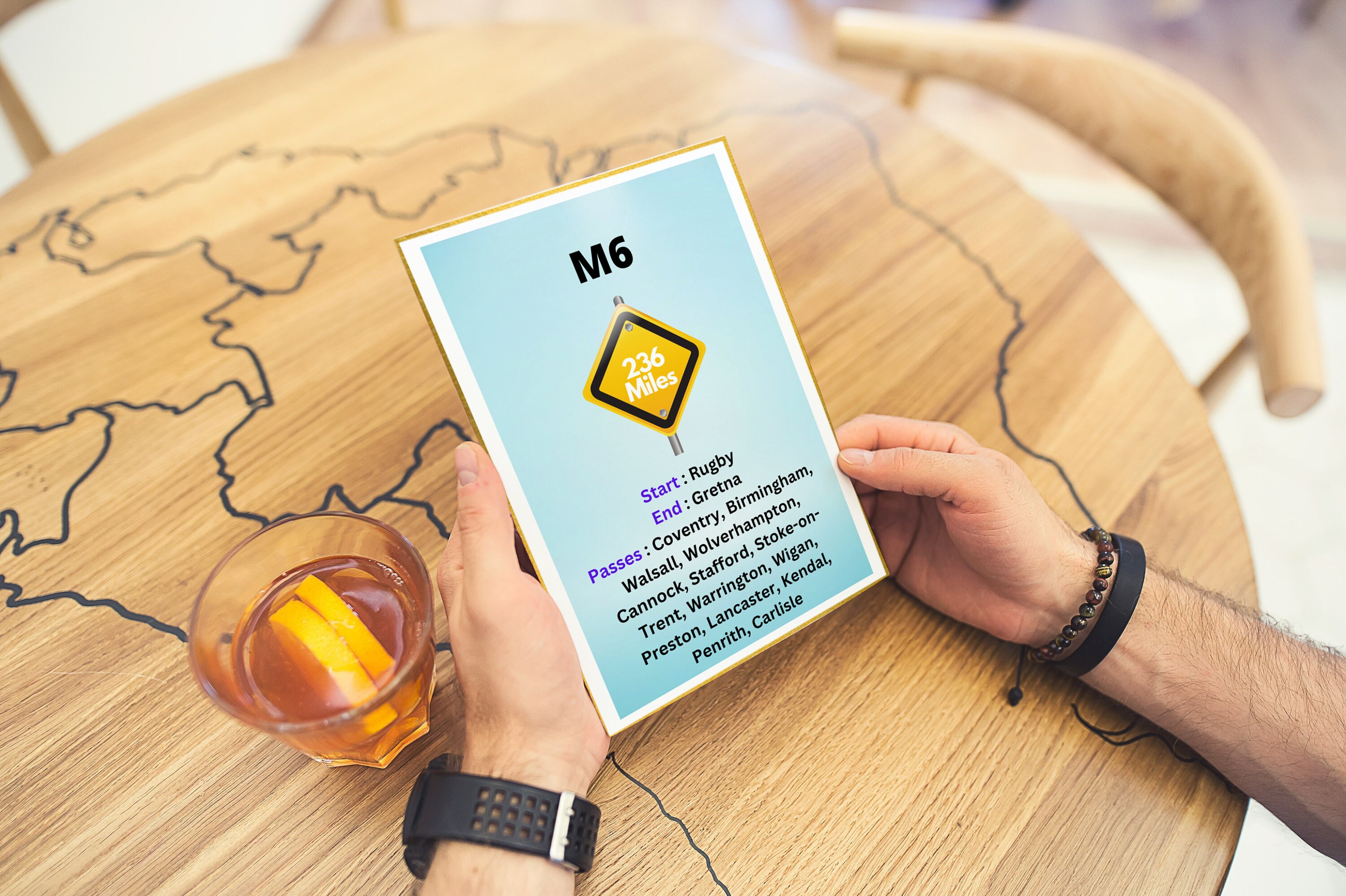 All 99 UK Motorways Flash Cards | Instant Download | Motorway Printable ...