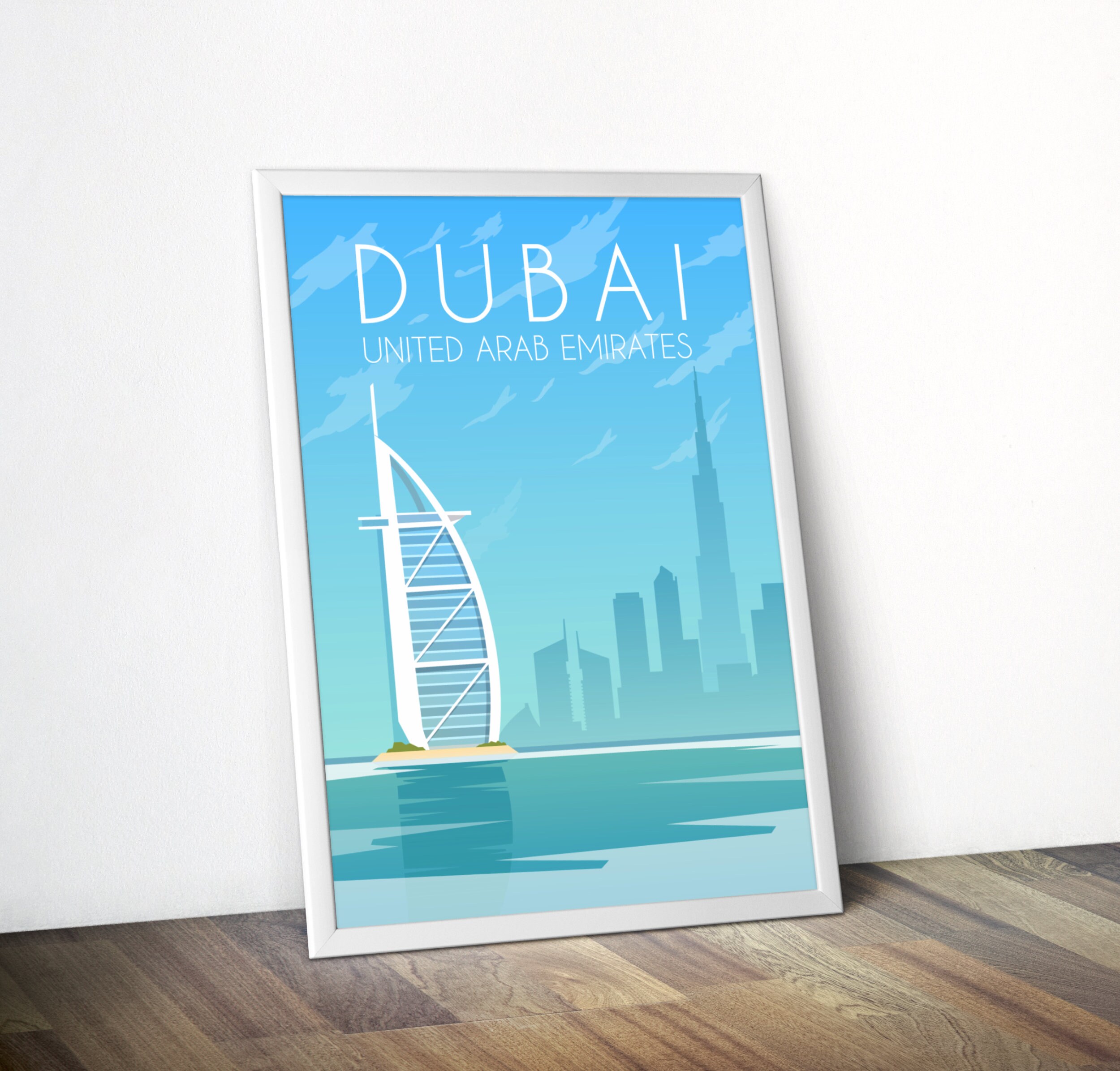 Dubai United Arab Emirates Poster - Etsy