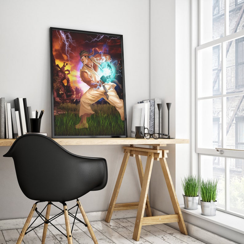 Ryu Poster - Etsy