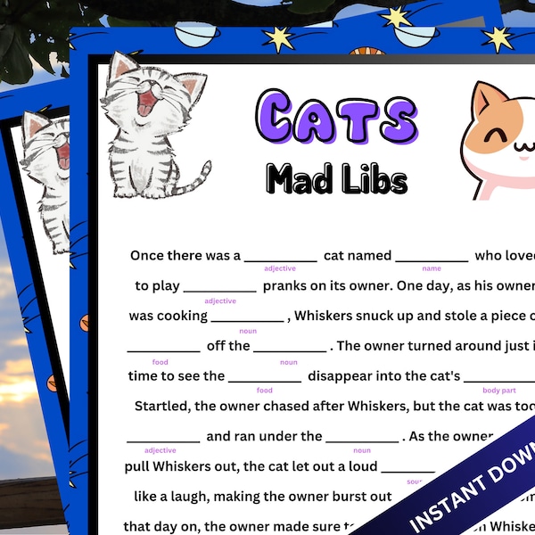 Mad Libs - Etsy
