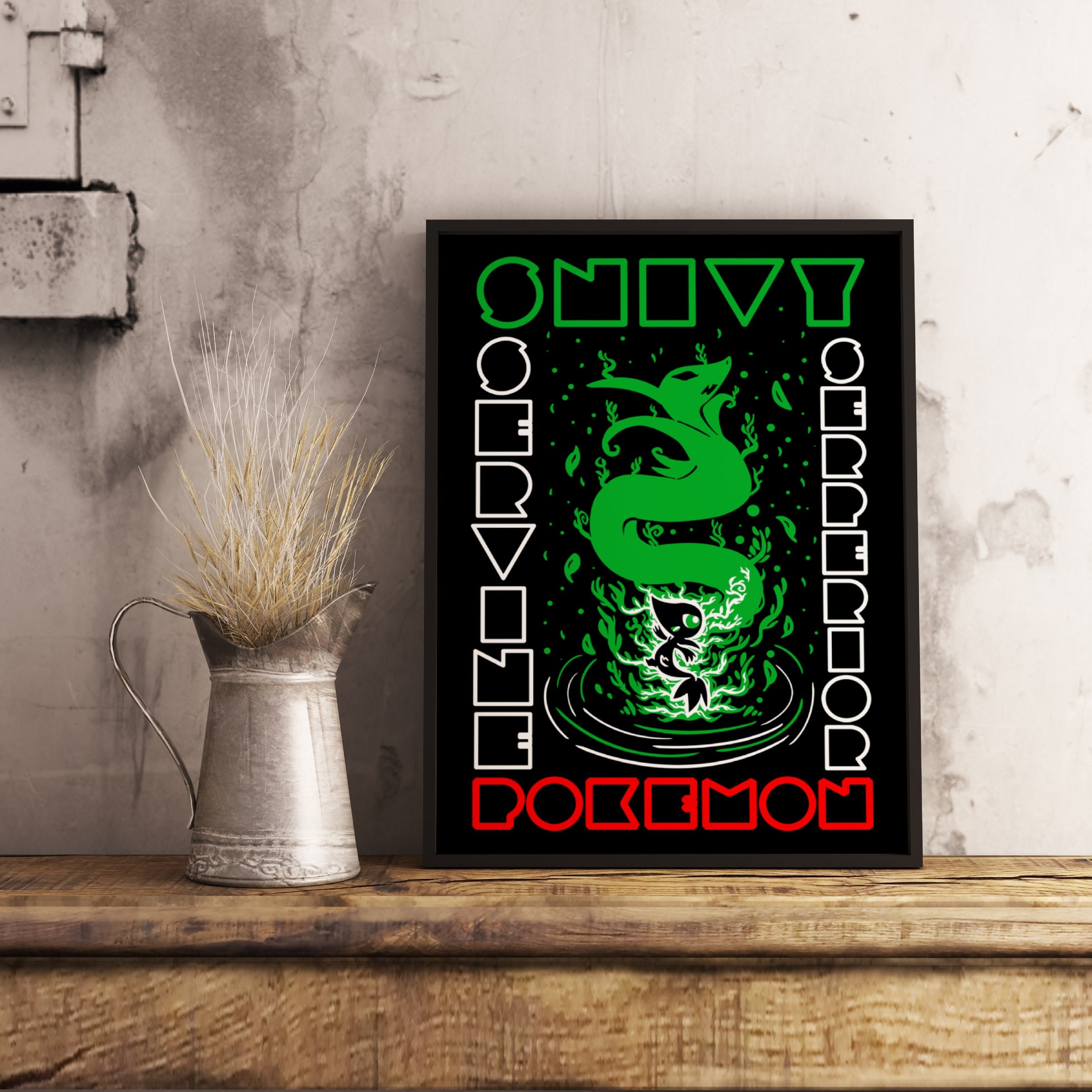 Snivy Evolution Poster - Etsy UK