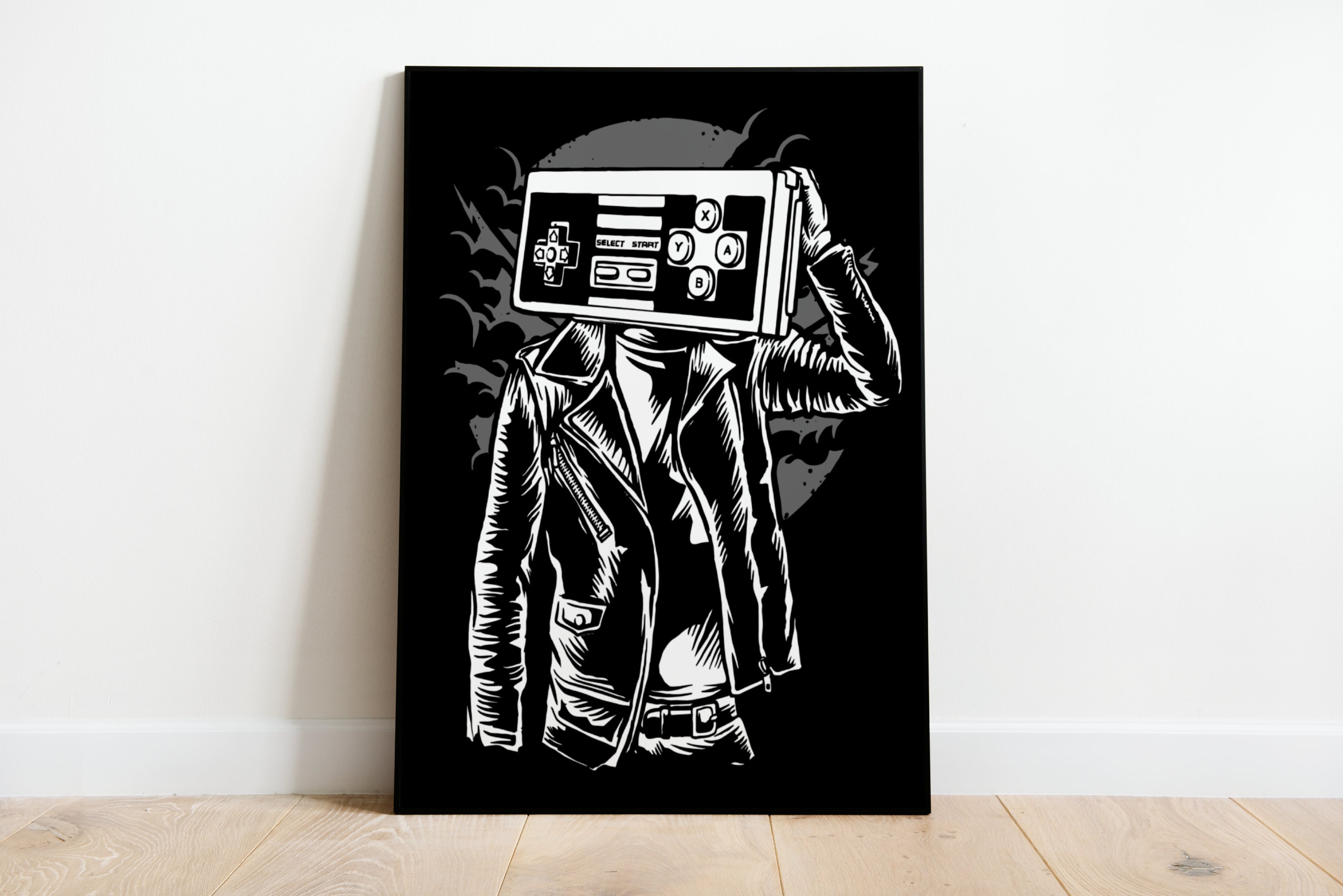Gaming Poster NES Controller Present for Gamer Game Room - Etsy