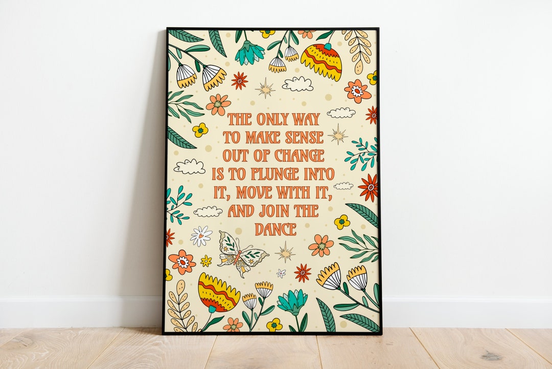 Making Sense Out of Change Poster - Etsy