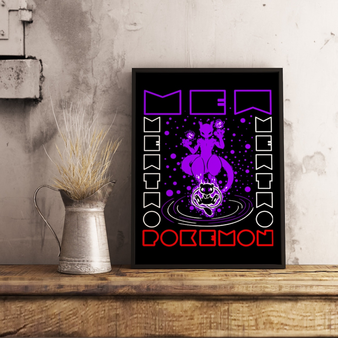 Mew Evolution Poster - Etsy