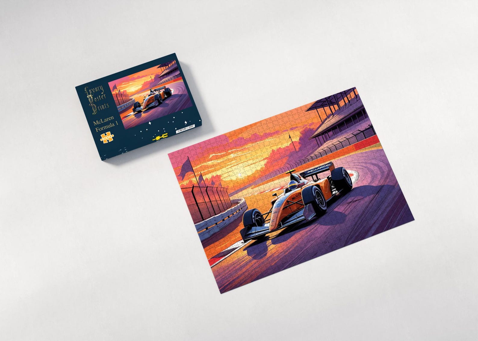 Mclaren Formula 1 Jigsaw Puzzle | Premium 1000, 500, 100 or 48 Pieces ...