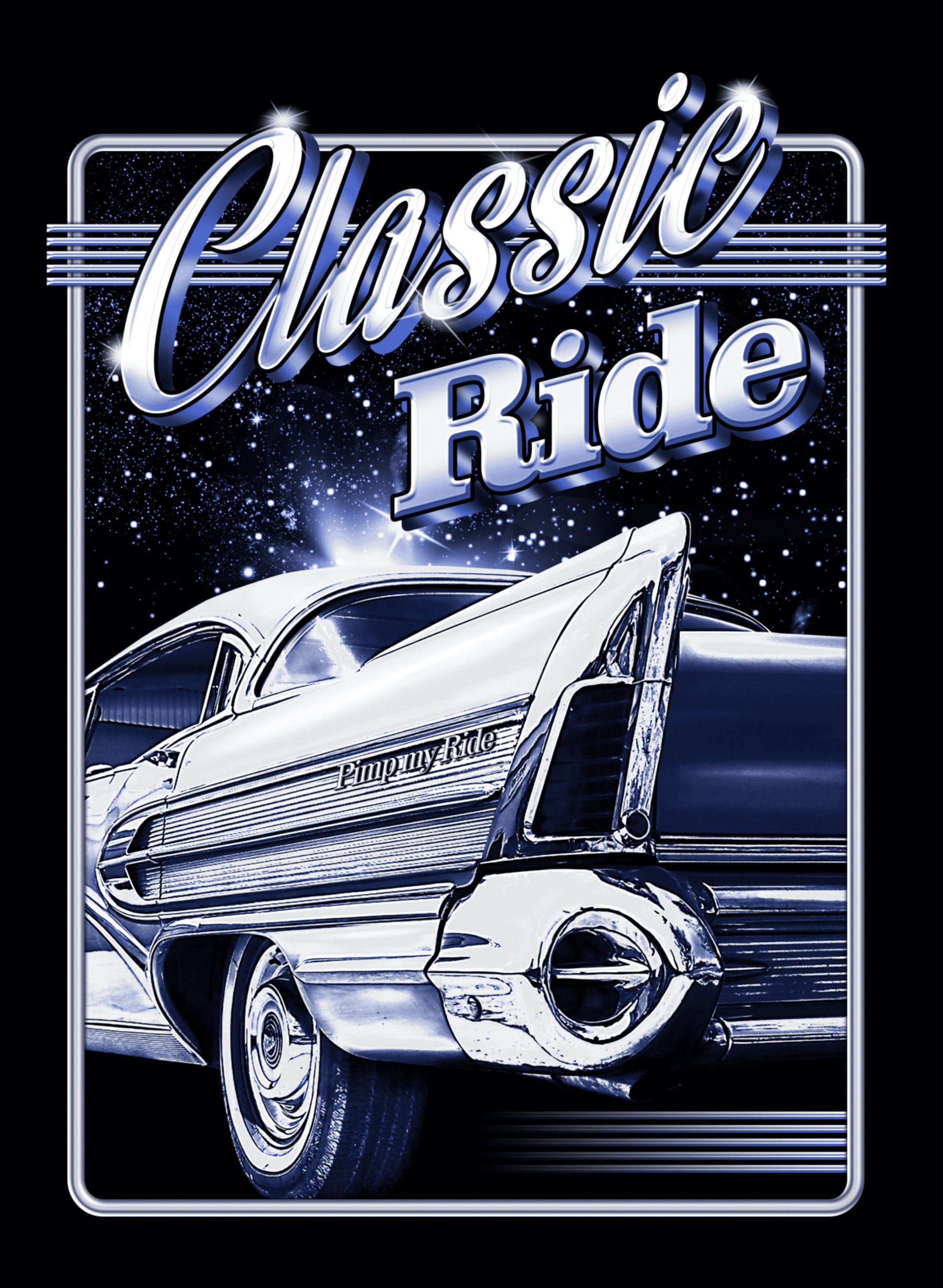 Vintage Cadillac Poster | Etsy