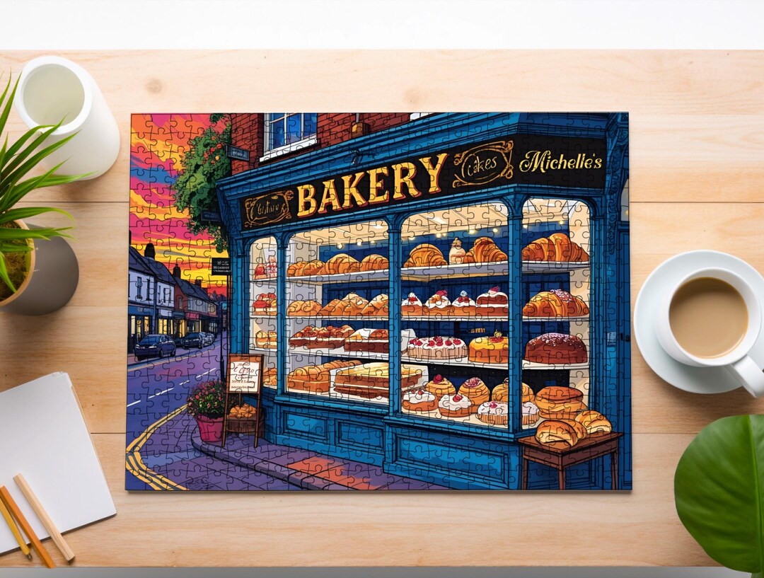 Personalized Baking Jigsaw Puzzle | Premium 1000, 500, 100 or 48 Pieces ...
