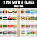 All 54 Africa Country Flags Flash Cards | Instant Download ...